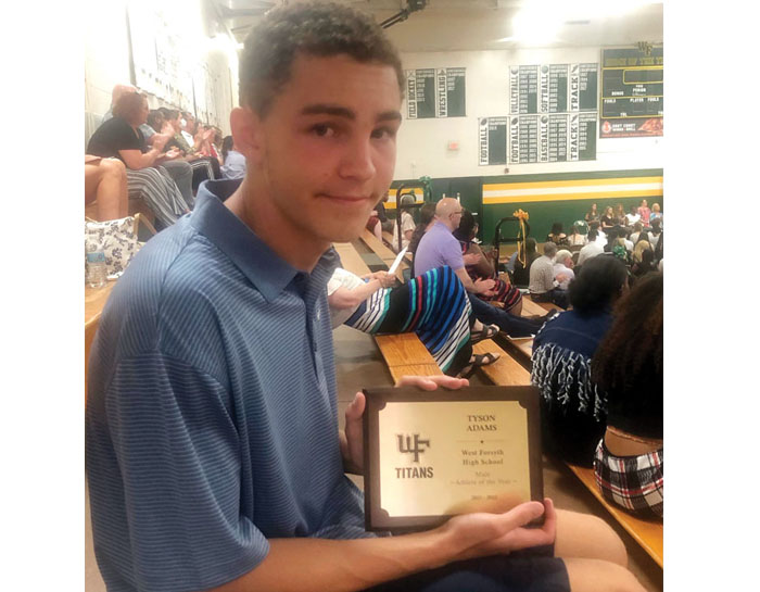 West Forsyth Male Athlete of the Year — Tyson Adams | clemmonscourier