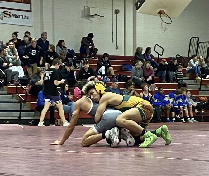 Half-full: Cayden Glass continues to challenge himself on the wrestling ...