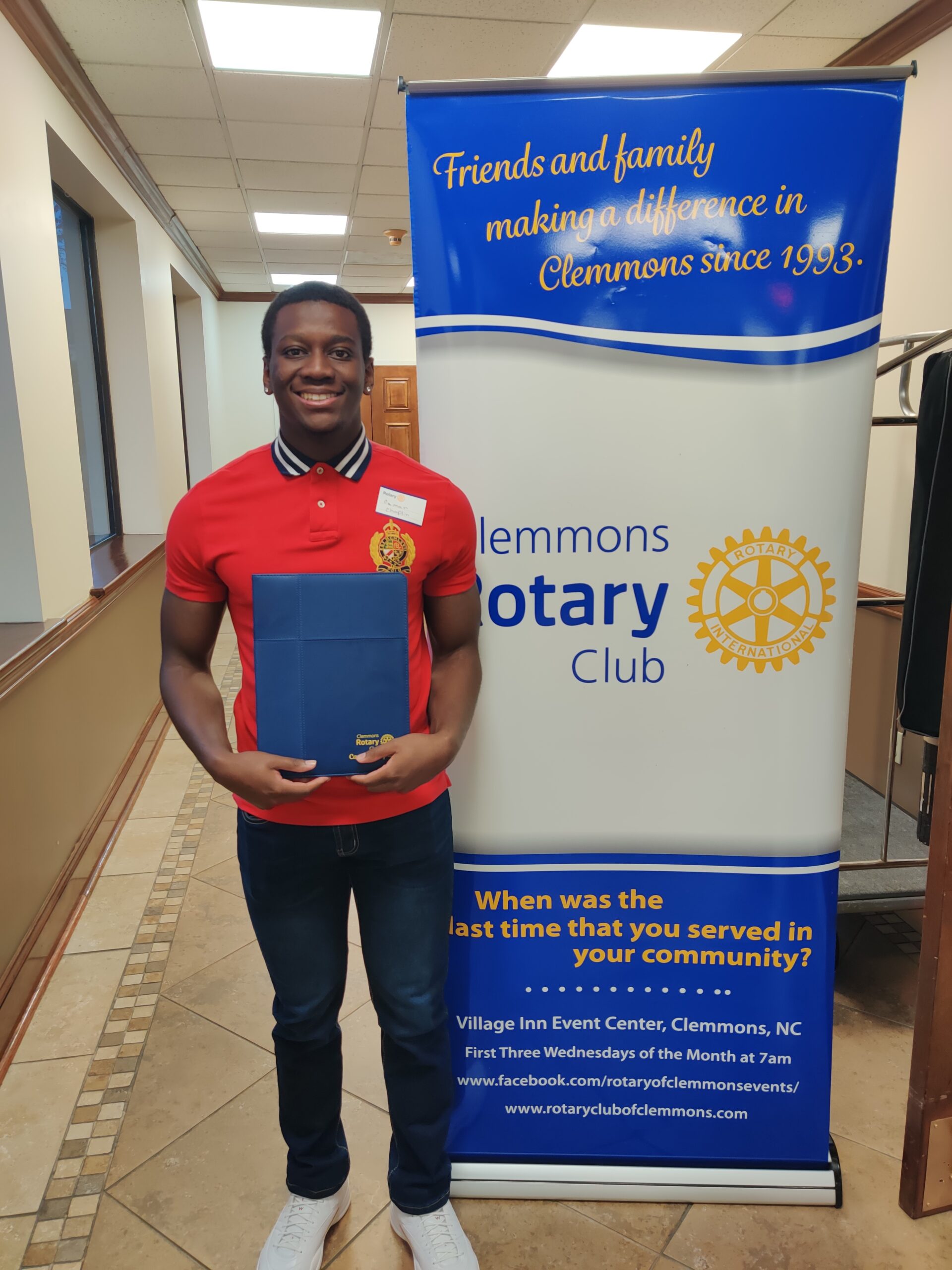 Chaplin named April Clemmons Rotary Student of the Month | clemmonscourier