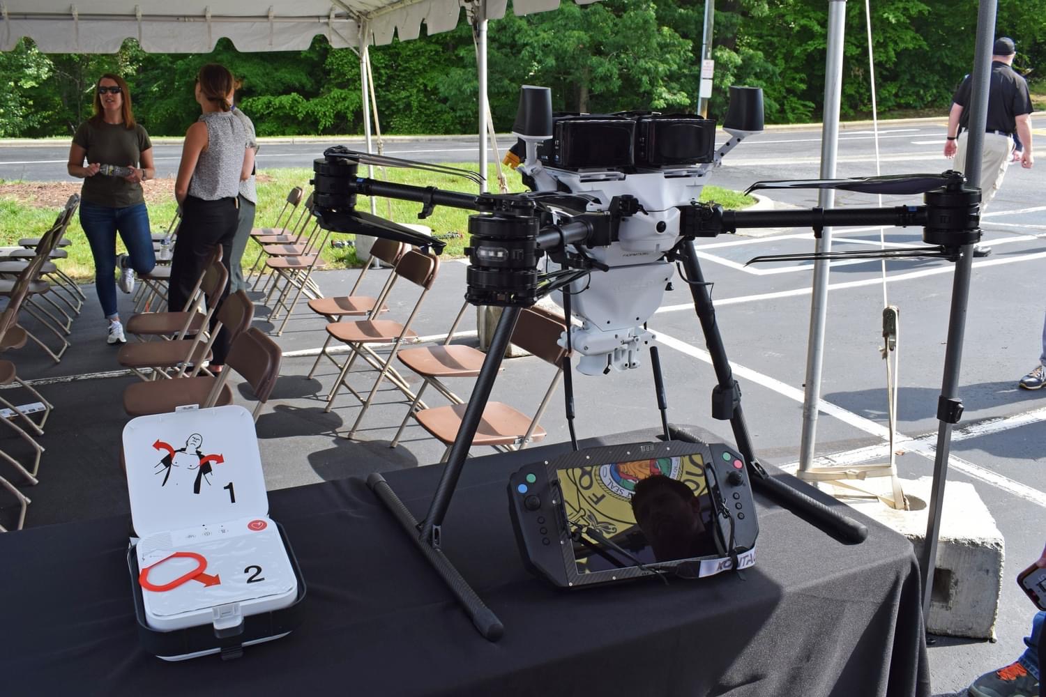 History in the making: First drone delivery of an AED | clemmonscourier