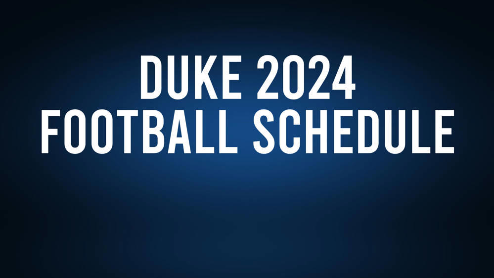 Duke 2024 Football Schedule, Record, Results | clemmonscourier