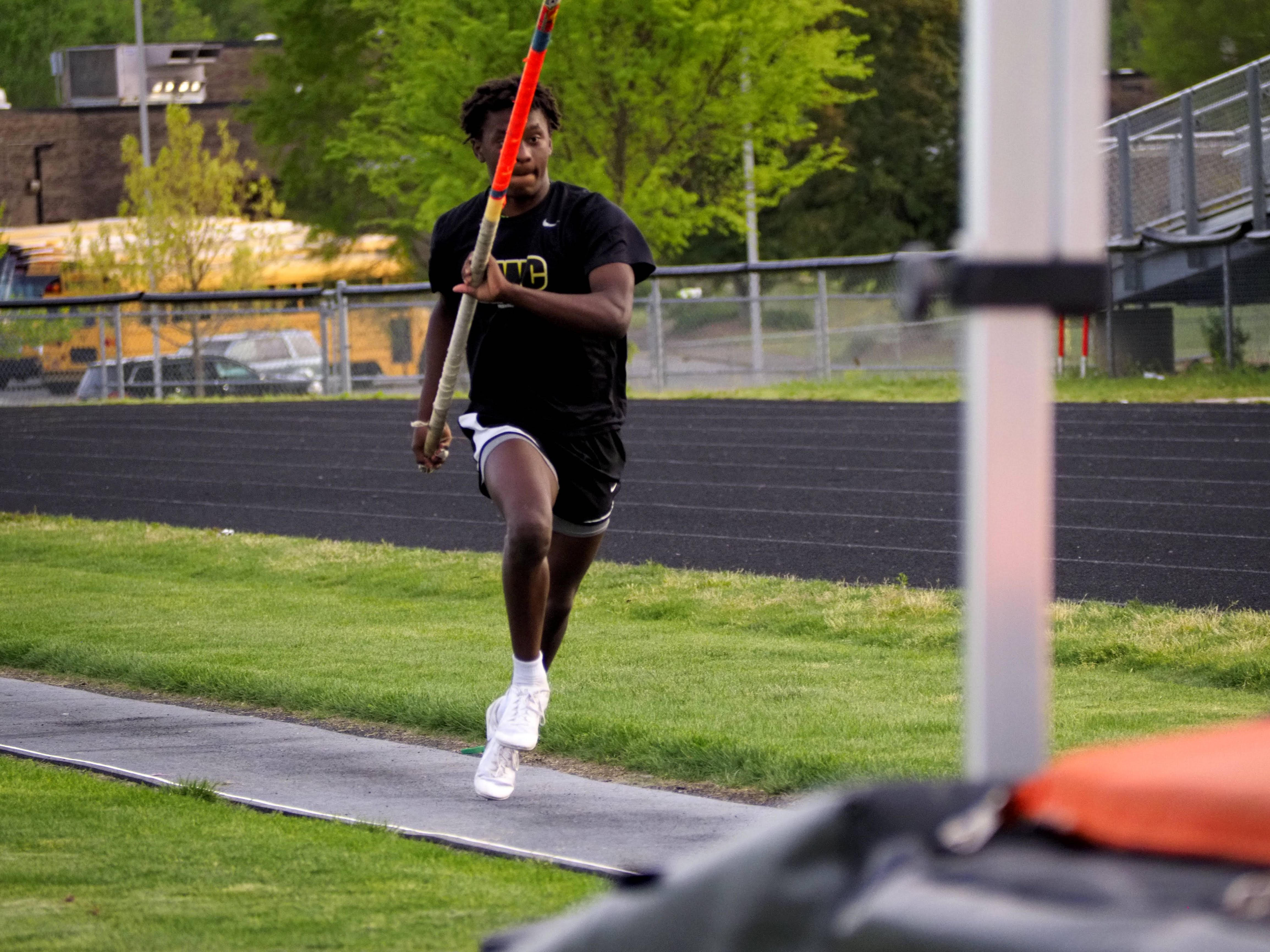 Mat jumping: Junior Hardy has taken to wrestling, pole-vaulting in his ...
